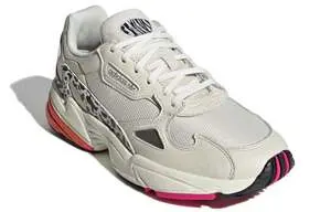 Adidas Falcon Leopard Print Sneakers - White