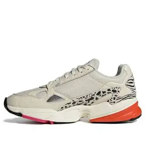 Adidas Falcon Leopard Print Sneakers - White
