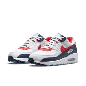 Nike Max 90 "usa Denim" Sneakers - White/blue/red