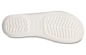 CROCS Boca Strappy Wedge Sandals - White