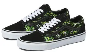 VANS Old Skool Vintage Pop Sneakers - Black/green
