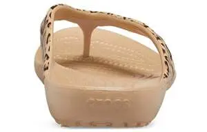 CROCS Kadee Ii Leopard Print Flip Flops