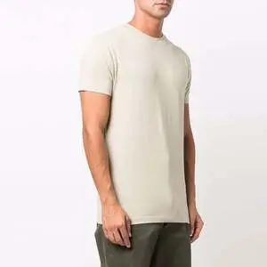 Off-White Fw21 Back Arrow Pattern Short Sleeve Ordinary Version Beige
