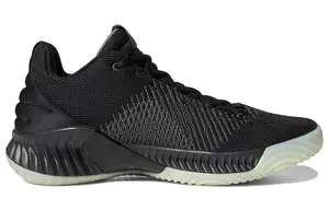 Adidas Pro Bounce 2018 Low Athletic Sneakers - Black