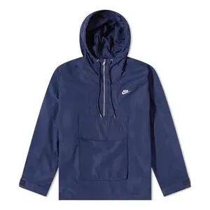 Nike Circa Lined Anorak Jacket - Blue/white