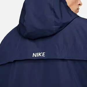 Nike Circa Lined Anorak Jacket - Blue/white