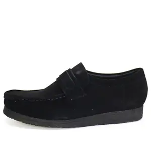 Clarks Wallabee Loafer Suede - Black