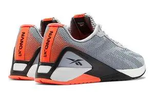 REEBOK Nano X1 Grit Athletic Sneakers - Grey/orange