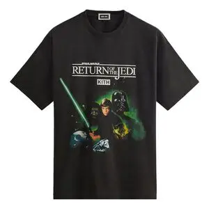 Kith X Star Wars Luke Poster Vintage Tee - Black