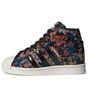 Adidas Superstar Up 'floral Twist' Sneakers - Black