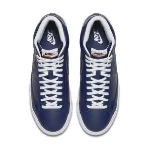 Nike Blazer Mid Prm Sneakers - Blue/white