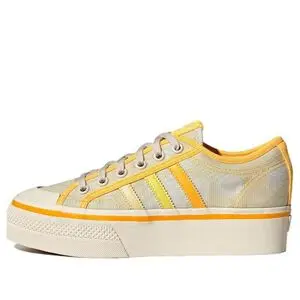 Adidas Nizza Platform Sneakers - Cream/yellow