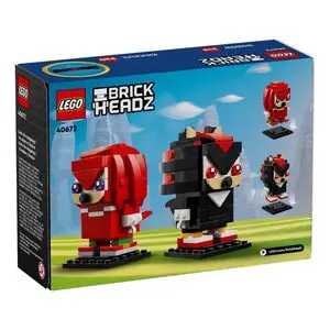 Lego Brickheadz Knuckles & Shadow Figures - Multi-color