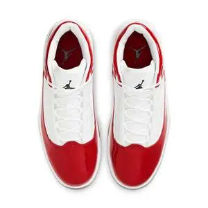 JORDAN Air Max Aura 2 High Top Sneakers - White/red