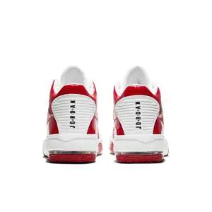 JORDAN Air Max Aura 2 High Top Sneakers - White/red