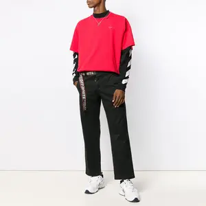 Off-White 2019-20fw Crew Neck Street Style Cotton Short Sleeves Logo