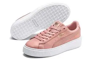 PUMA Platform Shimmer "morning Glory" Low Top Sneakers - Pink