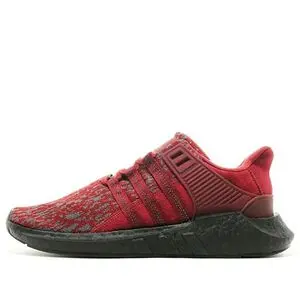 Adidas Jd Sports X Eqt Support 93/17 Burgundy Suede Low Top Sneakers - Red