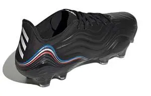 Adidas Copa Sense.1 Fg Football Boots - Core Black/cloud White/blue Rush