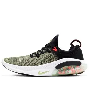 Nike Joyride Run Flyknit 'olive Aura' Athletic Sneakers - Black