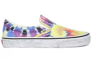VANS Classic Slip-on 'washed Tie Dye' Sneakers - Multi-color