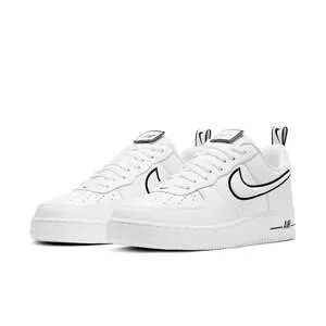 Nike Force 1 Low Top Sneakers - White/black