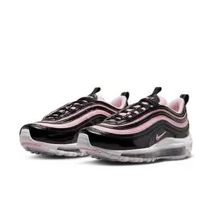 Nike Max 97 "black Patent Pink - Black/soft Pink