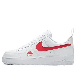 Nike Force 1 Low Utility Sneakers - White/red