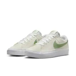 Nike Court Legacy Next Nature Low Top Sneakers - Beige/white/volt