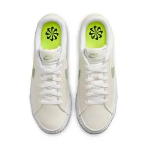 Nike Court Legacy Next Nature Low Top Sneakers - Beige/white/volt