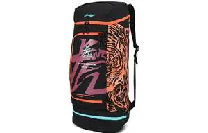 LI-NING Badminton Professional Backpack - Orange/black