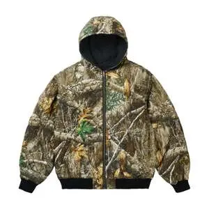 PALACE Ss26 Realtree Reversible Zip Up Hooded Jacket - Black
