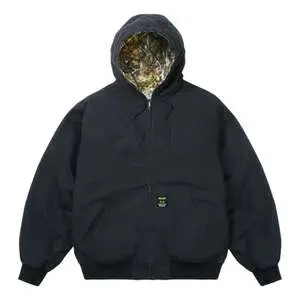 PALACE Ss26 Realtree Reversible Zip Up Hooded Jacket - Black