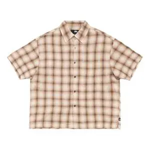 StÜssy Liam Ss Plaid Shirt - Brown