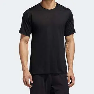 Adidas Sports Training 3-stripes Round Neck Short Sleeve Cloud White - Black