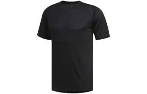 Adidas Sports Training 3-stripes Round Neck Short Sleeve Cloud White - Black