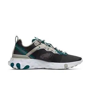 Nike React Element 55 "philadelphia Eagles" Sneakers - Black