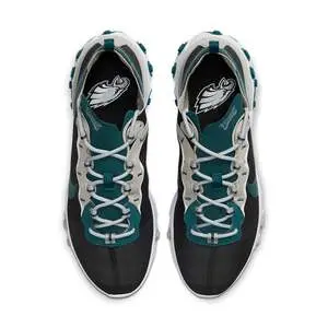 Nike React Element 55 "philadelphia Eagles" Sneakers - Black