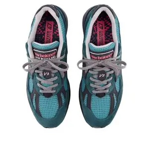 NEW BALANCE 991v2 'london Marathon' Sneakers - Green/teal
