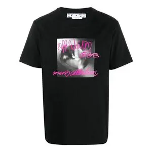 Off-White Graphic-print Tee - Black