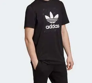 Adidas Originals Large Logo Round Neck Short Sleeve