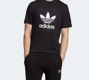 Adidas Originals Large Logo Round Neck Short Sleeve