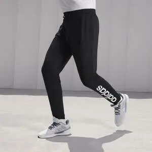 Adidas M Lin Sj Te Pt Logo Printing Sports Training Cone Long Pants