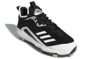 Adidas Icon 6 Baseball Cleats - Core Black/cloud White/silver Metallic