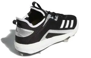 Adidas Icon 6 Baseball Cleats - Core Black/cloud White/silver Metallic