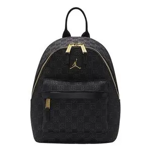 JORDAN Monogram Backpack - Black/gold