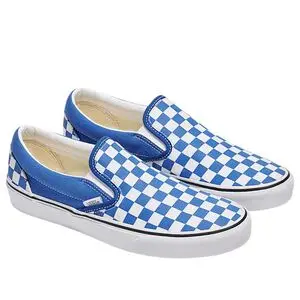 VANS Classic Slip-on Checkerboard 'blue White - Blue/white