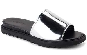 Onitsuka Tiger Slider-s Slide Sandals - Silver/black