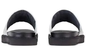 Onitsuka Tiger Slider-s Slide Sandals - Silver/black