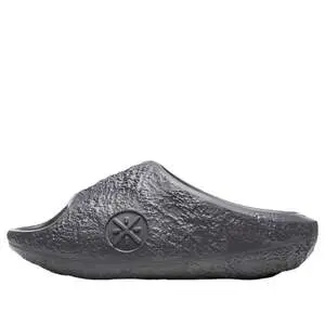 LI-NING Lunar Rock Lite Slides - Dark Grey/grey